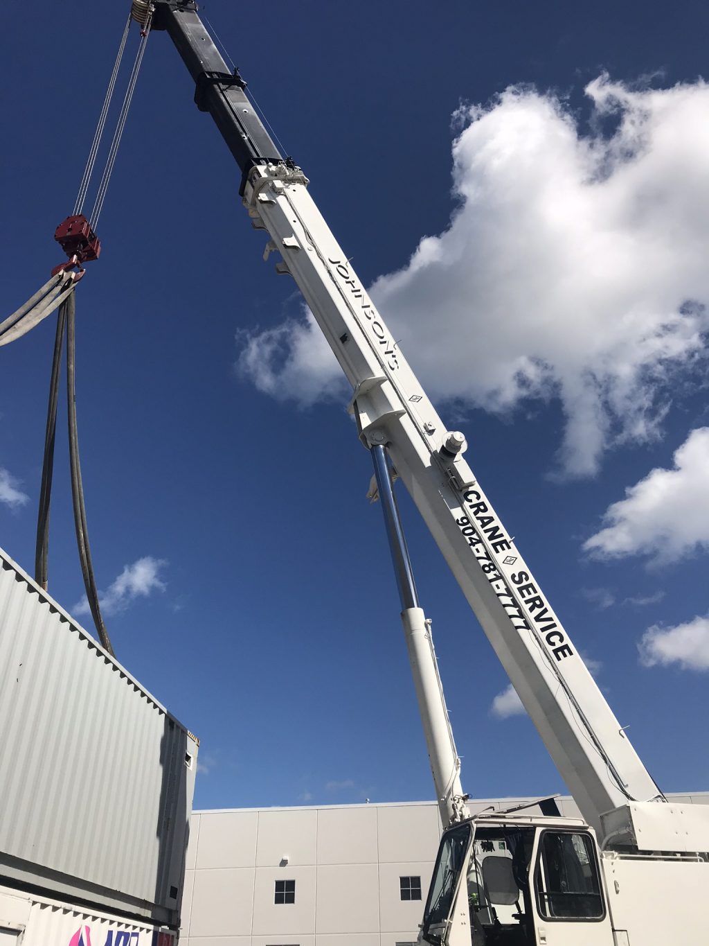 Hydraulic Crane Fleet Jacksonville FL | Johnson's Crane Service